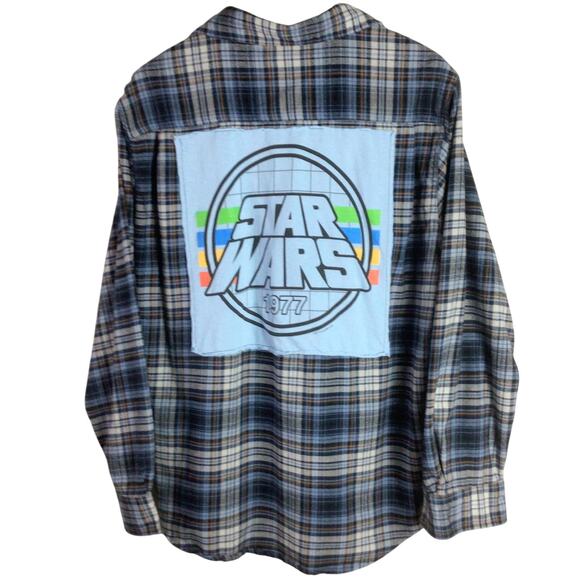 Rugged Wear | Shirts | Reworked Retro Star Wars 977 Flannel Rugged ...